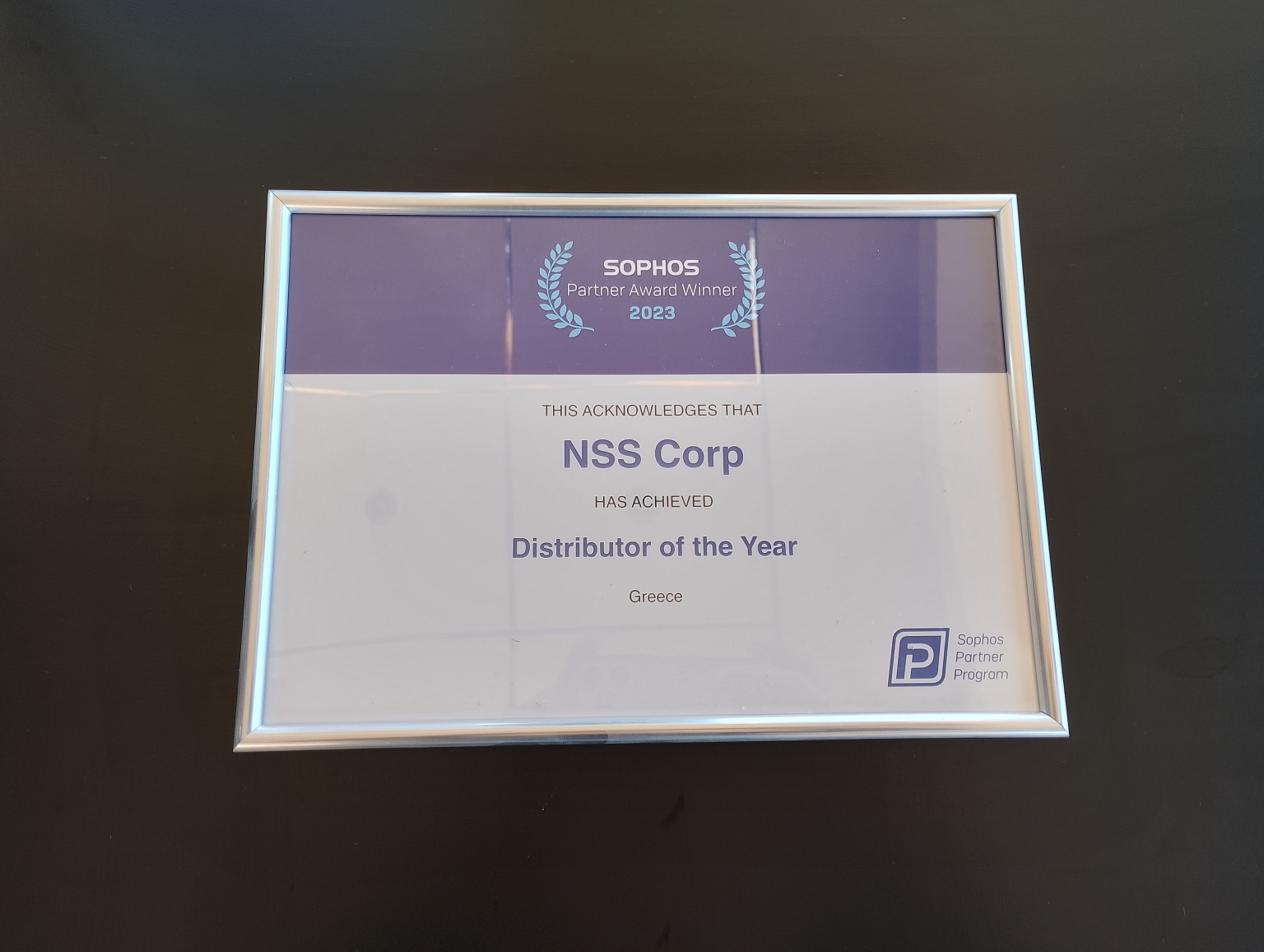 NSS: Received the «Sophos Distributor of the Year 2023» award | NSS Limited